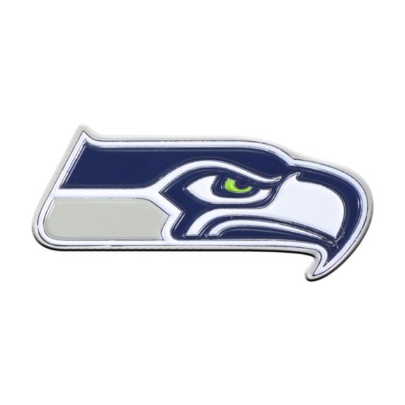 NFL | Accessories | Seattle Seahawks Emblem Aluminum Color Nfl Unisex ...